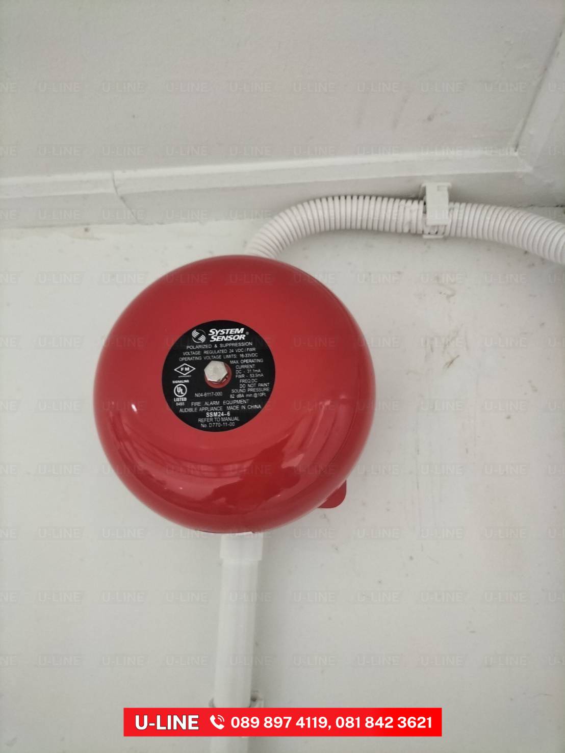 งานติดตั้ง Fire alarm system Notifier by Honeywell สนง. ปภ.