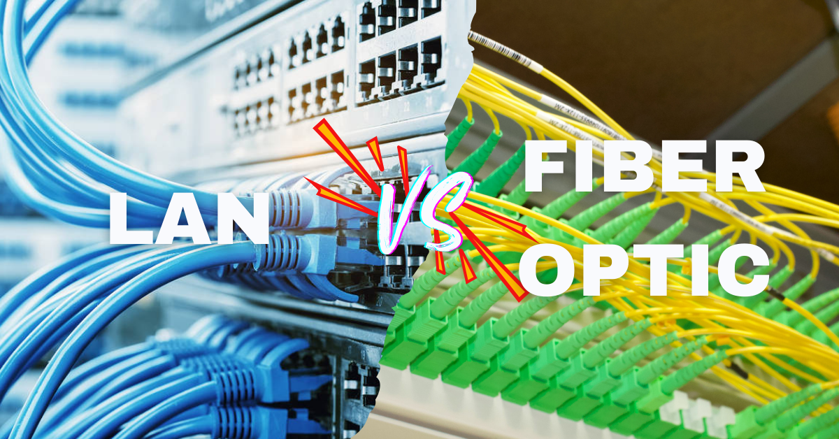 เดินสาย LAN หรือ Fiber optic ดีกว่ากัน